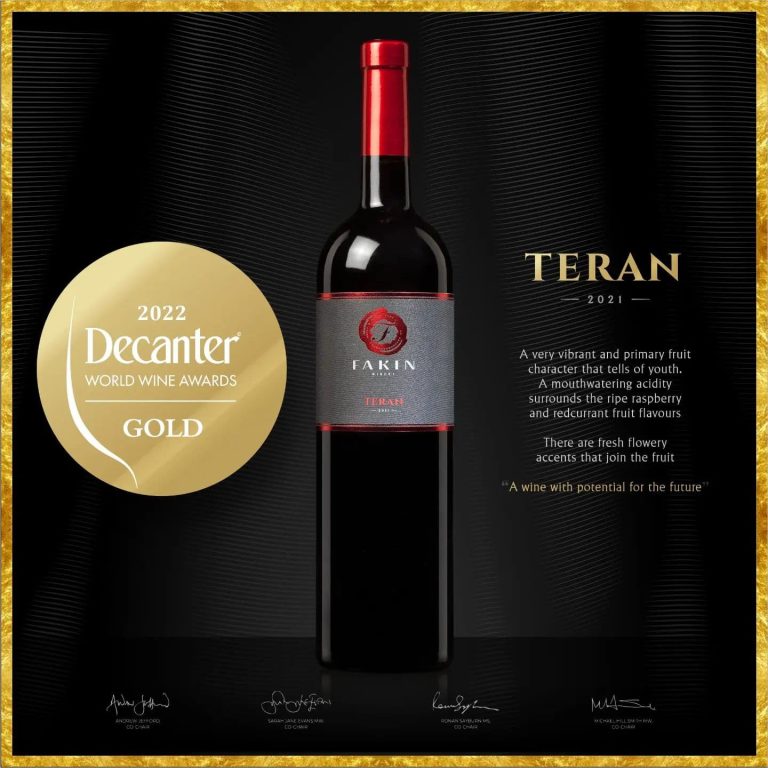 ZLATO NA DECANTERU – Veliki uspjeh Vinarije Fakin - FAKIN Winery